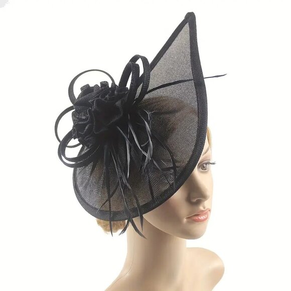 High-quality | Accessories | Kentucky Derby Feather Fascinator Hat ...